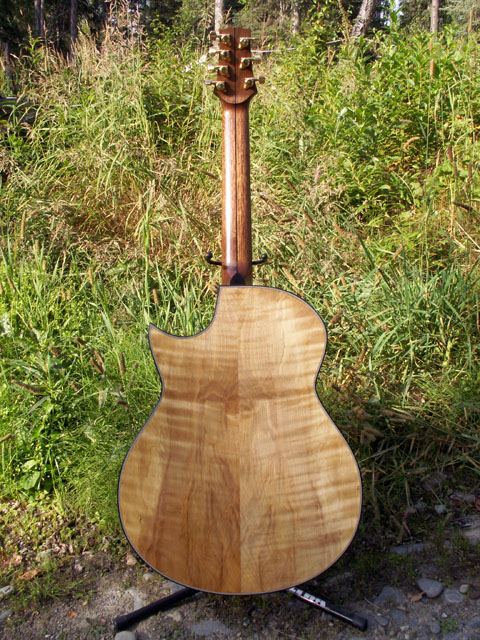 Andrew's Creations 7 string Birch Acoustic Guitar